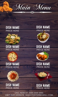 Outdoor Dining Restaurant Menu Flyer Template | PosterMyWall