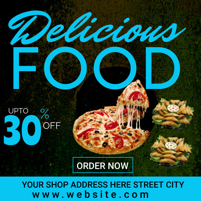 Restaurant menu Instagram ads Template | PosterMyWall