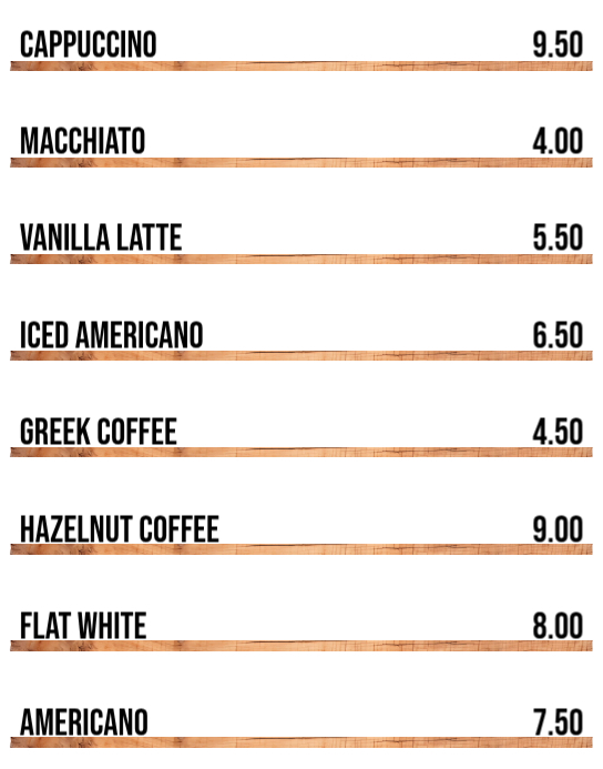 Restaurant Menu Menu Poster/Wallboard Template | PosterMyWall