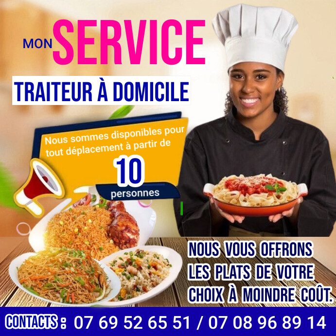 Plantilla de Restaurant Message Instagram | PosterMyWall