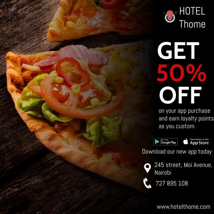 Restaurant offer Template | PosterMyWall