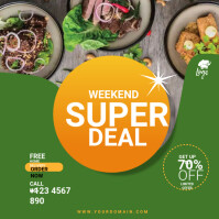 Restaurant Offer Post Template | PosterMyWall