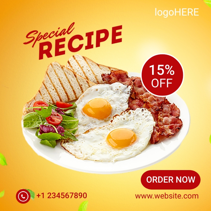 restaurant offer template | PosterMyWall