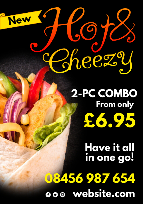 Restaurant Poster Template | PosterMyWall