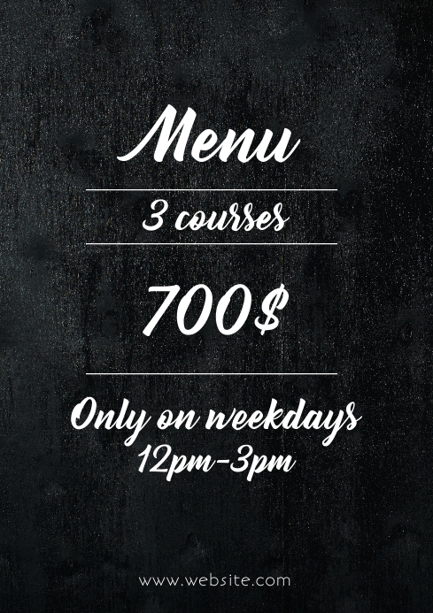 Restaurant poster Template | PosterMyWall