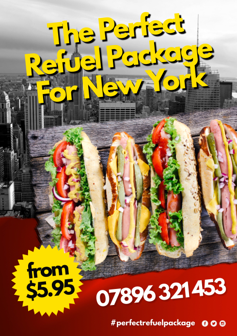 Restaurant Poster Template | PosterMyWall