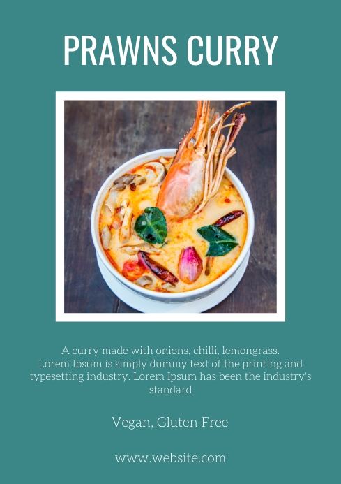 Restaurant poster Template | PosterMyWall