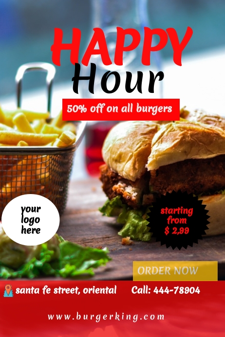 Restaurant poster template | PosterMyWall