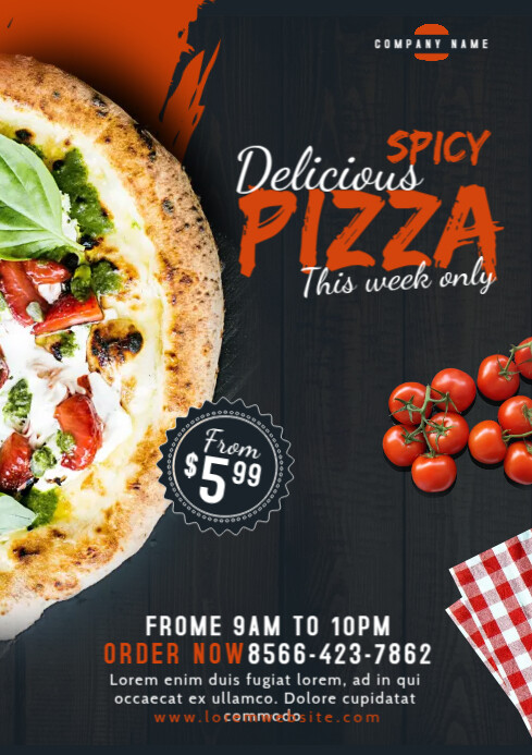 Restaurant Promotion Flyer Design Template | PosterMyWall