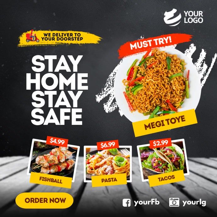 Restaurant Promotion Instagram | PosterMyWall