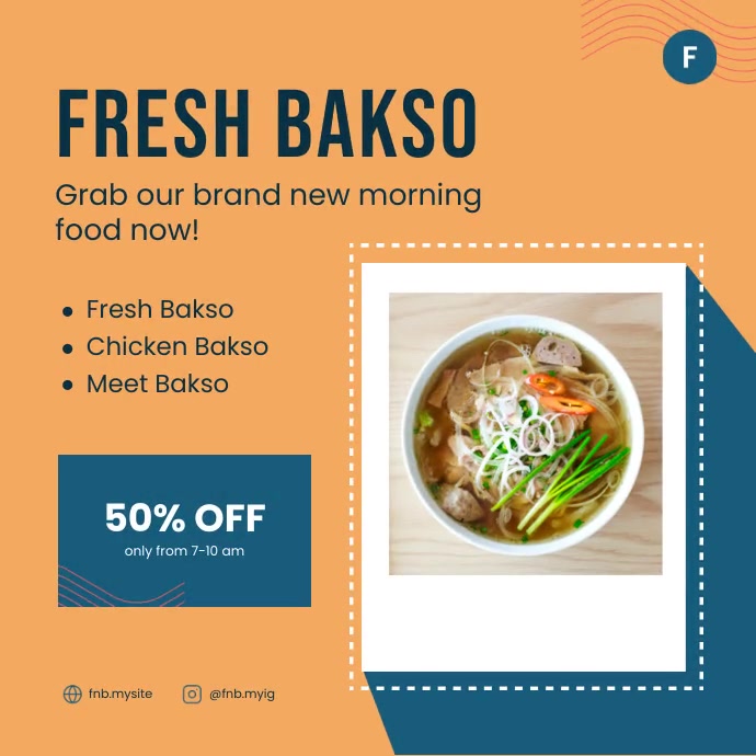 Restaurant Social Media Video Promotion Template | PosterMyWall