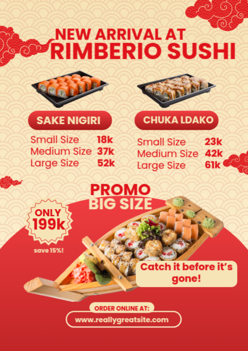 Modèle Restaurant Special Food Menu Poster A4 | PosterMyWall