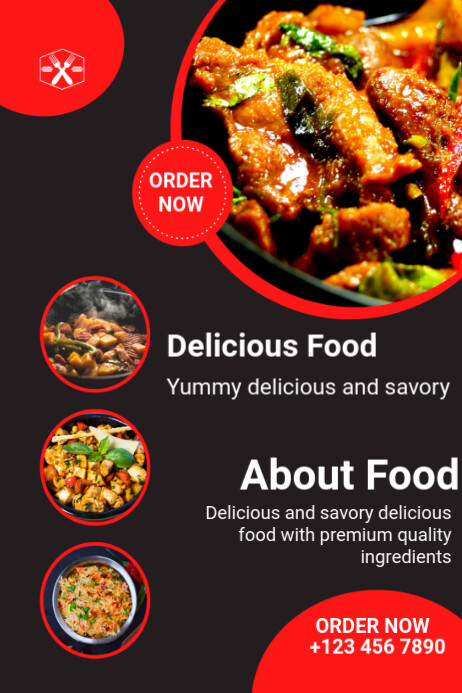 Restaurant Special Food Menu Poster Template | PosterMyWall