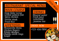 Special Menu Template | PosterMyWall