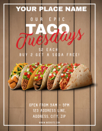 Taco Flyer Template | PosterMyWall