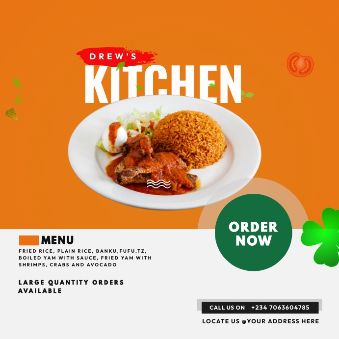 Copy of restaurant template (3) | PosterMyWall