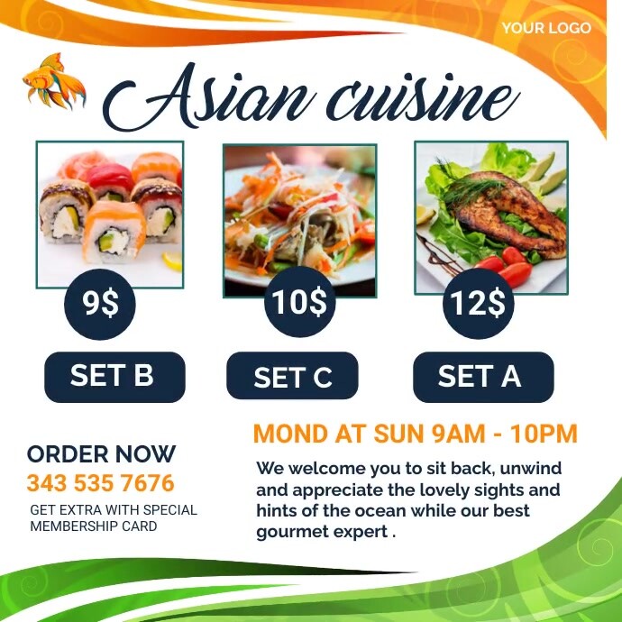 D'annonce de Modèle de Restaurant de | PosterMyWall