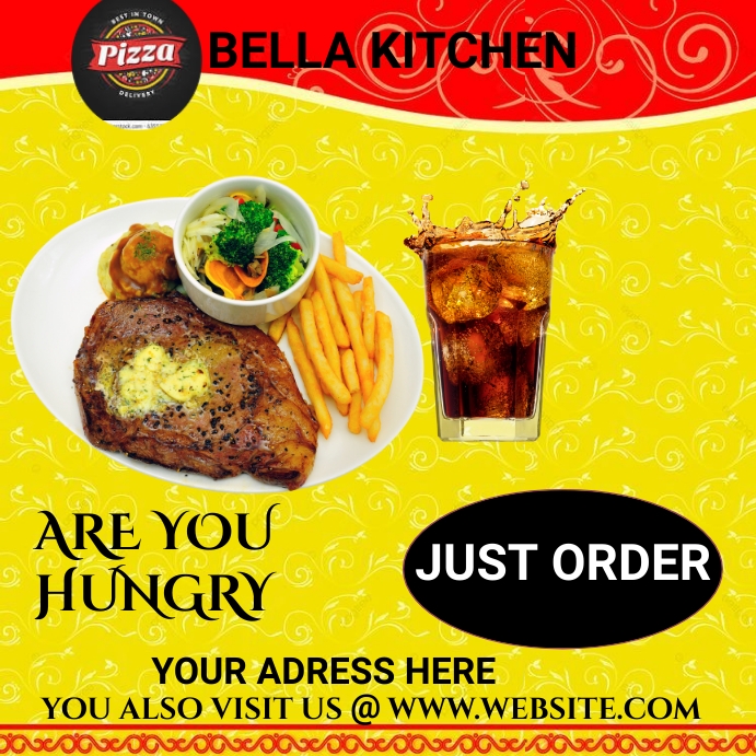 restaurant template | PosterMyWall