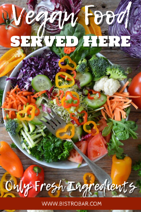 Copy of Restaurant Vegan Promotion Template | PosterMyWall