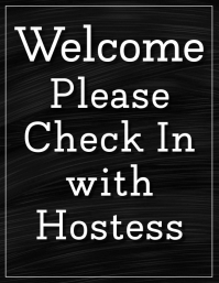 Restaurant Welcome Sign Template | PosterMyWall