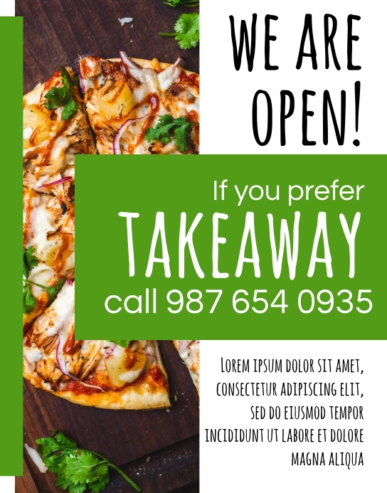 Restaurant Yard Sign Template | PosterMyWall