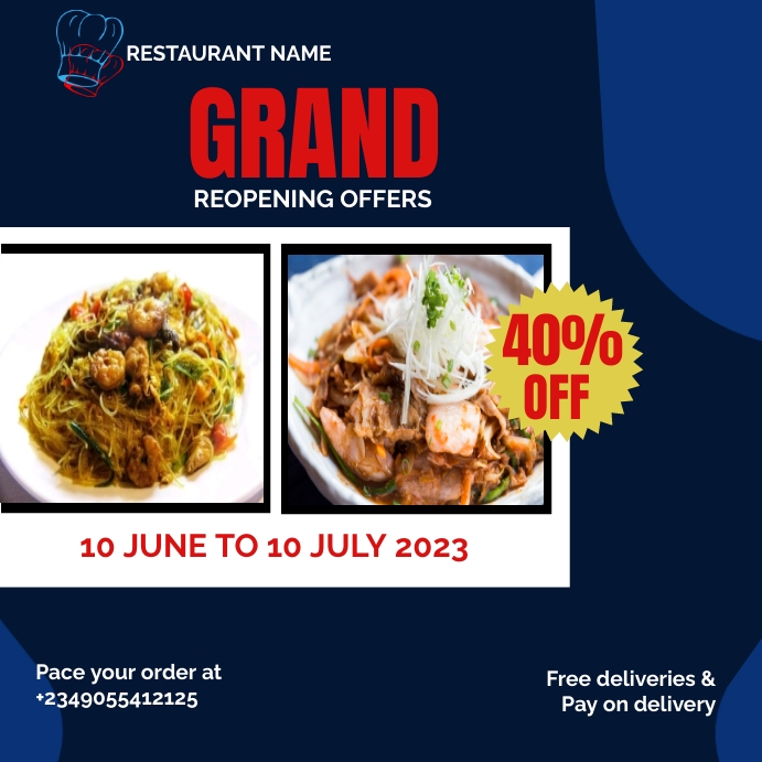 restaurantss Template | PosterMyWall