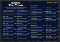 Resto Food Menu Template | PosterMyWall