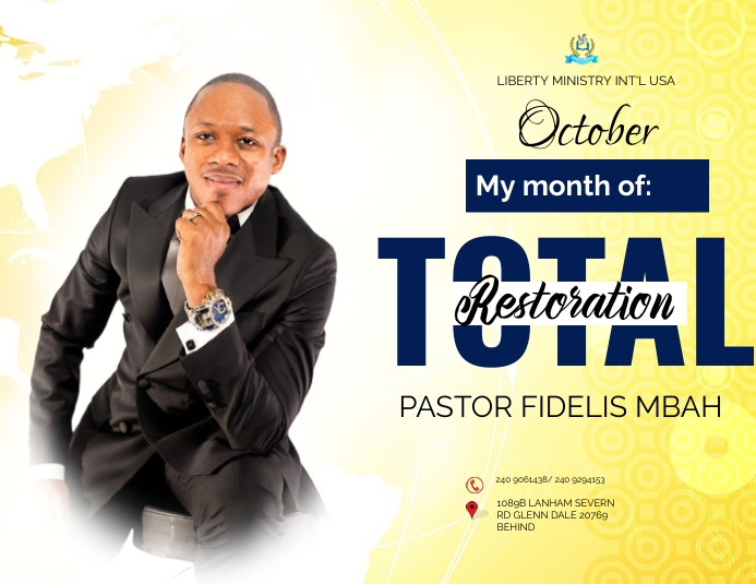 Copy of RESTORATION | PosterMyWall