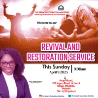 restoration sunday Template | PosterMyWall