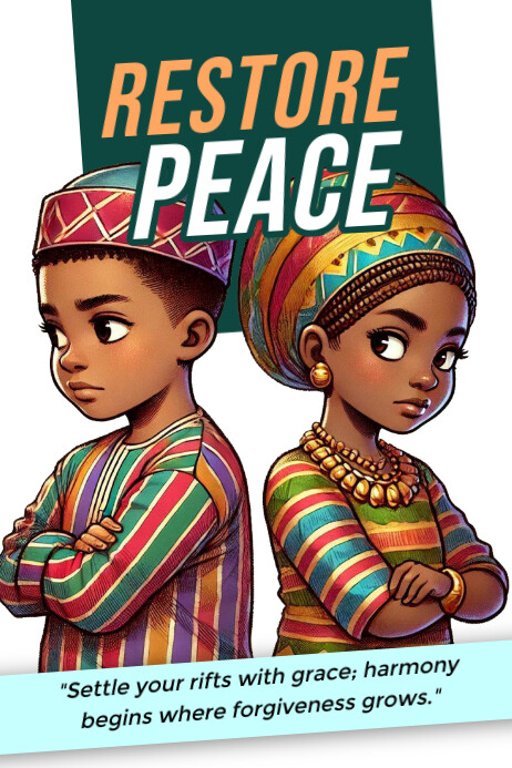 Restore peace Templat | PosterMyWall