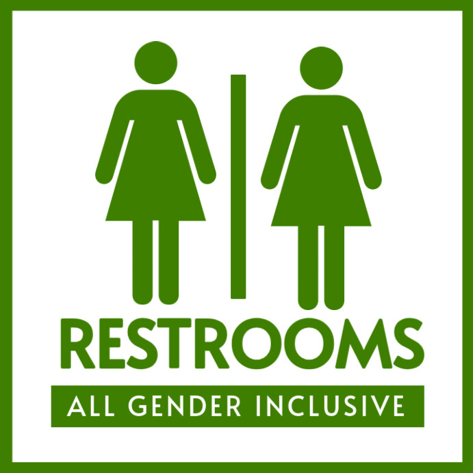 Plantilla de Restroom sign | PosterMyWall