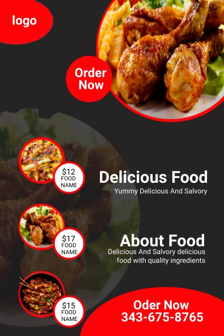 restuarant Template | PosterMyWall