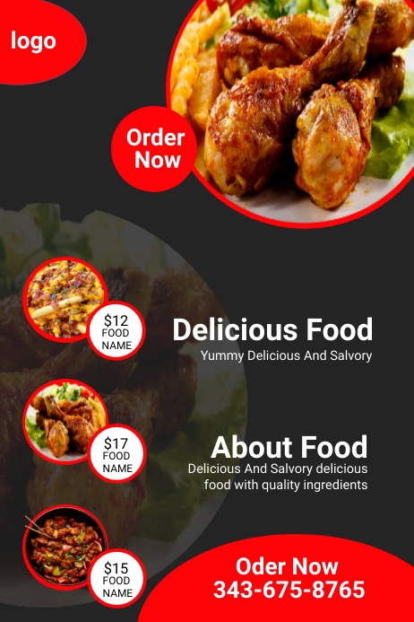 restuarant Template | PosterMyWall