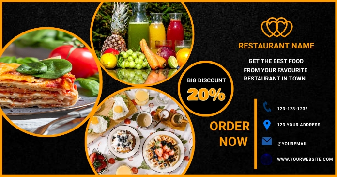 RESTURANT (7) Template | PosterMyWall