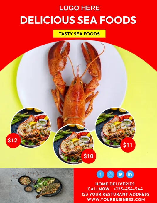 RESTURANT FLYER (33) Template | PosterMyWall