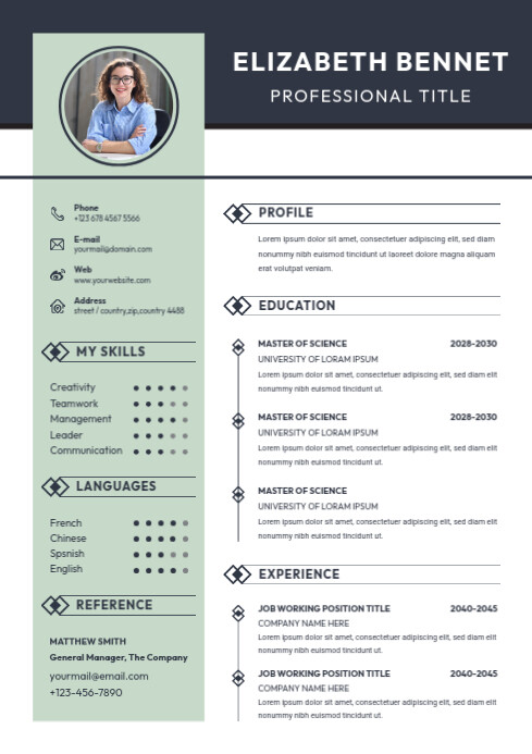 Copy of Resume Flyer Template | PosterMyWall