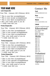 Resume Template | PosterMyWall