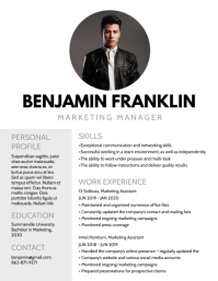 Resume Template | PosterMyWall