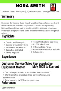 Simple Professional Resume/CV poster flyer template purple | PosterMyWall