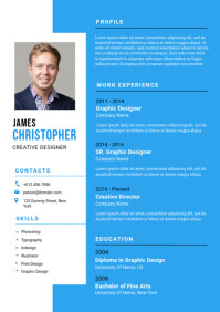 Resume Cv template | PosterMyWall