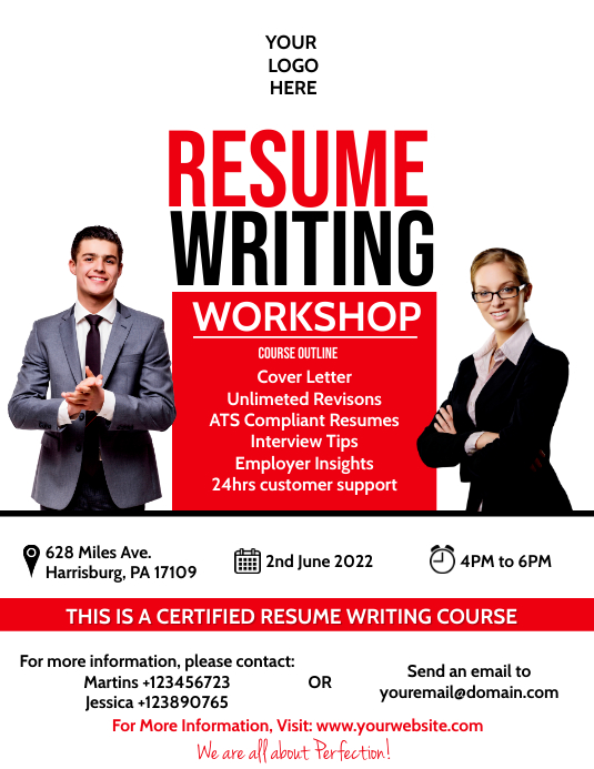 Copy of Resume Writing Workshop Flyer | PosterMyWall