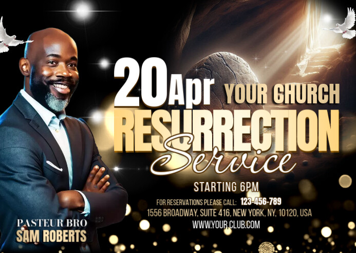 Resurrection Postcard Template | PosterMyWall