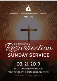 RESURRECTION Template | PosterMyWall