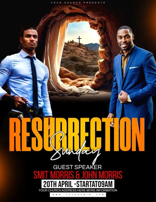 Resurrection sunday Template | PosterMyWall