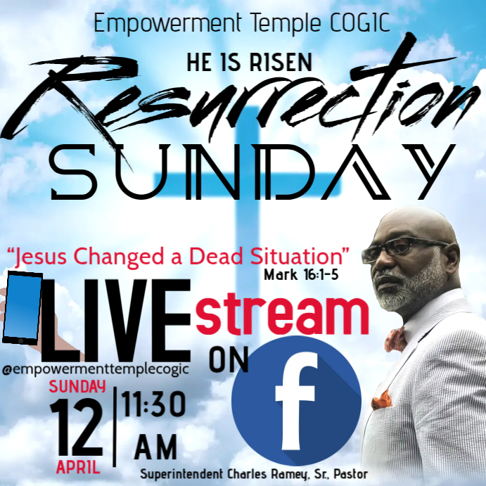 Resurrection sunday Template | PosterMyWall