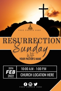 970+ resurrection sunday Customizable Design Templates | PosterMyWall