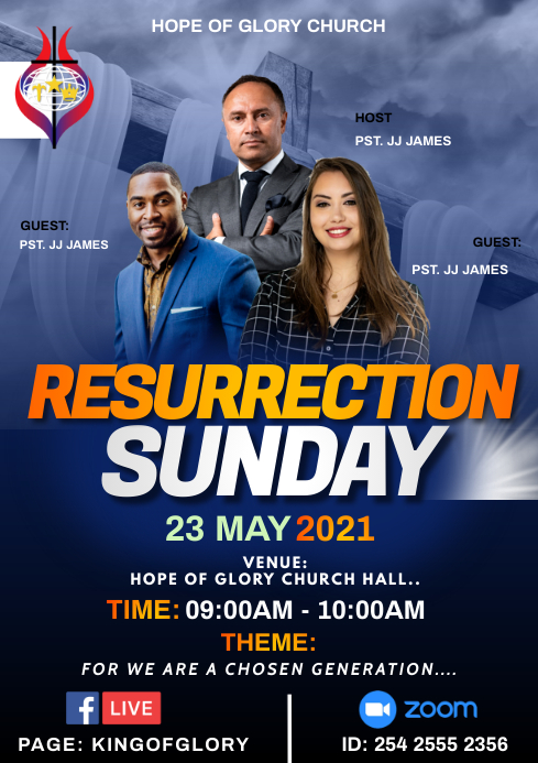 Resurrection Sunday Template | PosterMyWall