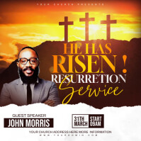 Resurrection Sunday Template | PosterMyWall