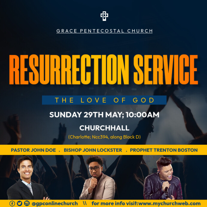 resurrection sunday Template | PosterMyWall