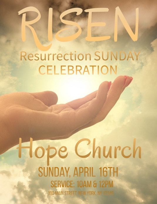 Resurrection Sunday | PosterMyWall